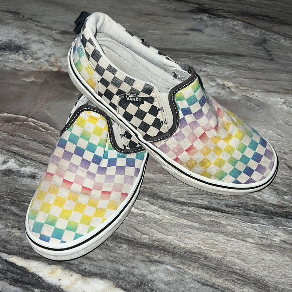 Rainbow Vans Slip On - Gem